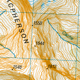 MACPHERSON HEIGHTS, West Coast - NZ Topo Map