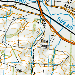 Pukerau Stream, Southland - NZ Topo Map