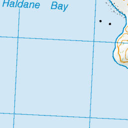 Haldane Bay, Southland - NZ Topo Map