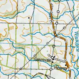 Greenvale, Southland - NZ Topo Map