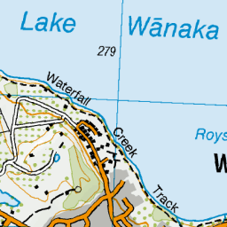 Lake Wanaka, Otago - NZ Topo Map