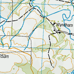 Wyndham, Southland - NZ Topo Map