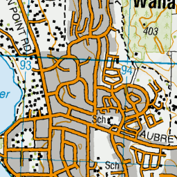 Wanaka, Otago - NZ Topo Map