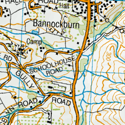 Bannockburn, Otago - NZ Topo Map