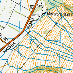 Makarora Station, Otago - NZ Topo Map