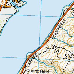 Lake Dunstan, Otago - NZ Topo Map