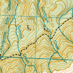 Haast Paringa Track, West Coast - NZ Topo Map