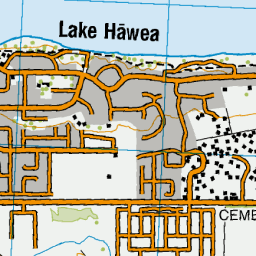 Lake Hawea, Otago - NZ Topo Map