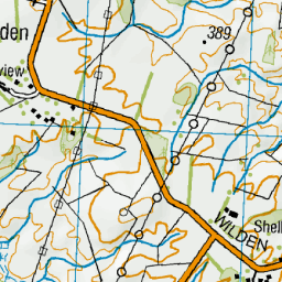 Wilden, Otago - NZ Topo Map