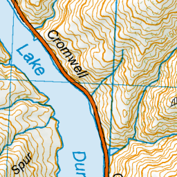 Cromwell Gorge, Otago - NZ Topo Map