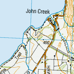 Lake Hawea, Otago - NZ Topo Map