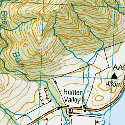Hunter Valley, Otago - NZ Topo Map