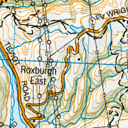 Roxburgh East, Otago - NZ Topo Map