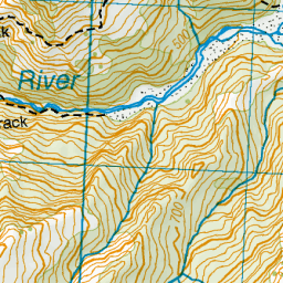 Timaru River, Otago - NZ Topo Map