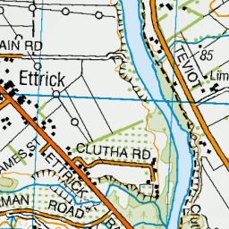 Ettrick, Otago - NZ Topo Map