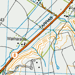 Waimarama, Otago - NZ Topo Map
