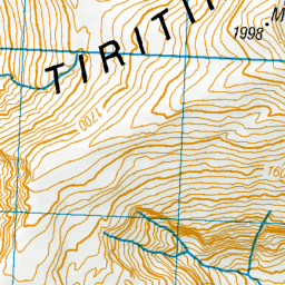 Mount Kaye, West Coast - NZ Topo Map