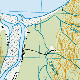 Lagoon Creek, West Coast - NZ Topo Map