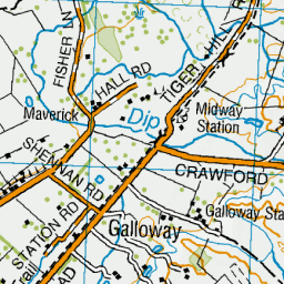 Galloway Station, Otago - NZ Topo Map