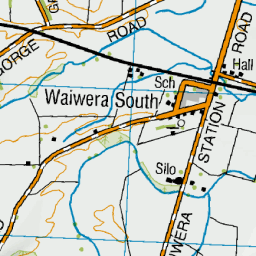 Waiwera South, Otago - NZ Topo Map