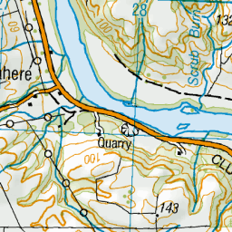 Scrub Burn, Otago - NZ Topo Map