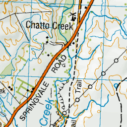 Chatto Creek, Otago - NZ Topo Map