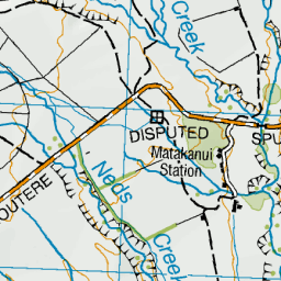 Matakanui Station, Otago - NZ Topo Map