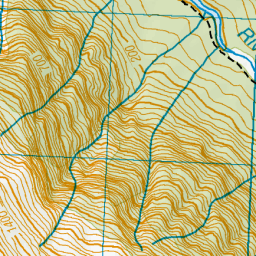 Paringa River, West Coast - NZ Topo Map
