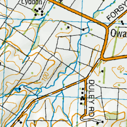 Owaka Valley, Otago - NZ Topo Map