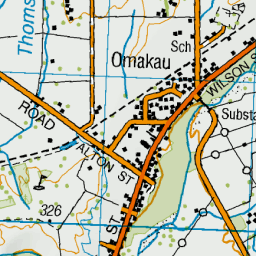 Omakau, Otago - NZ Topo Map