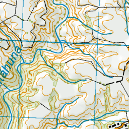 Waitahuna River, Otago - NZ Topo Map