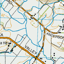 Owaka River, Otago - NZ Topo Map