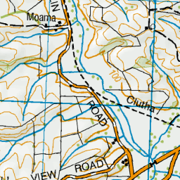 Moama, Otago - NZ Topo Map