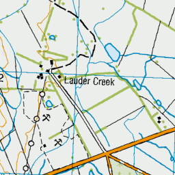 Lauder Creek, Otago - NZ Topo Map