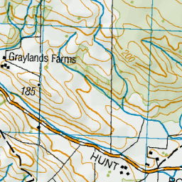 Graylands Farms, Otago - NZ Topo Map