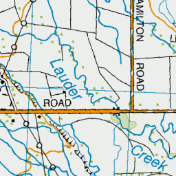Lauder Lodge, Otago - NZ Topo Map