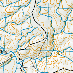 Siphon Crossing, Otago - NZ Topo Map