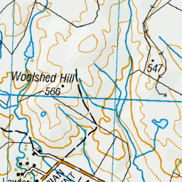Lauder, Otago - NZ Topo Map