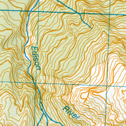 Edison River, West Coast - NZ Topo Map