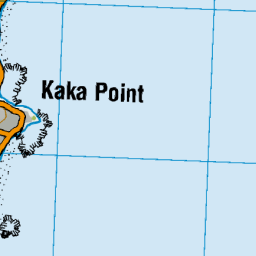 Kaka Point, Otago - NZ Topo Map