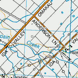 Taradale, Otago - NZ Topo Map