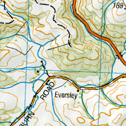 Eversley, Otago - NZ Topo Map