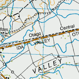 Ida Valley, Otago - NZ Topo Map