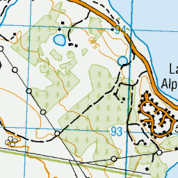 Lake Ohau Alpine Village, Canterbury - NZ Topo Map