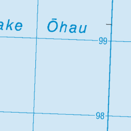 Lake Ohau, Canterbury - NZ Topo Map