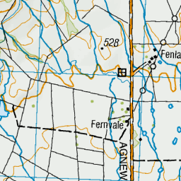Fernvale, Otago - NZ Topo Map