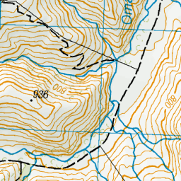 Omarama Stream, Canterbury - NZ Topo Map