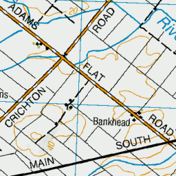 Bankhead, Otago - NZ Topo Map