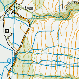 Glen Lyon, Canterbury - NZ Topo Map