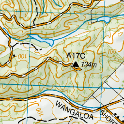 Wangaloa Coal Mine, Otago - NZ Topo Map